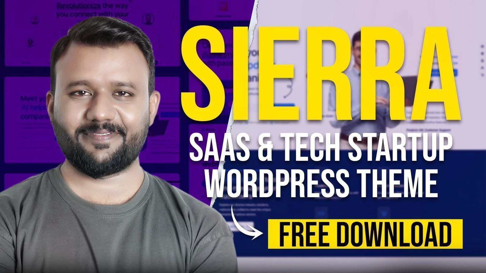 Sierra WordPress Theme | Free Theme - Hub Tech